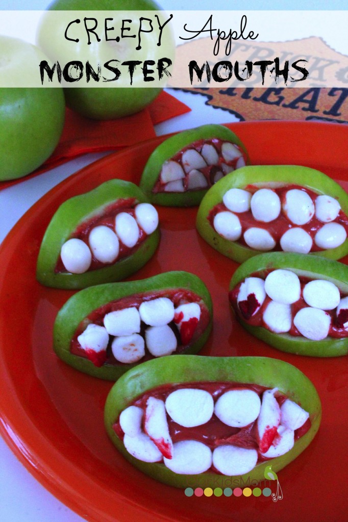 Creepy Monster Apple Mouths Recipe