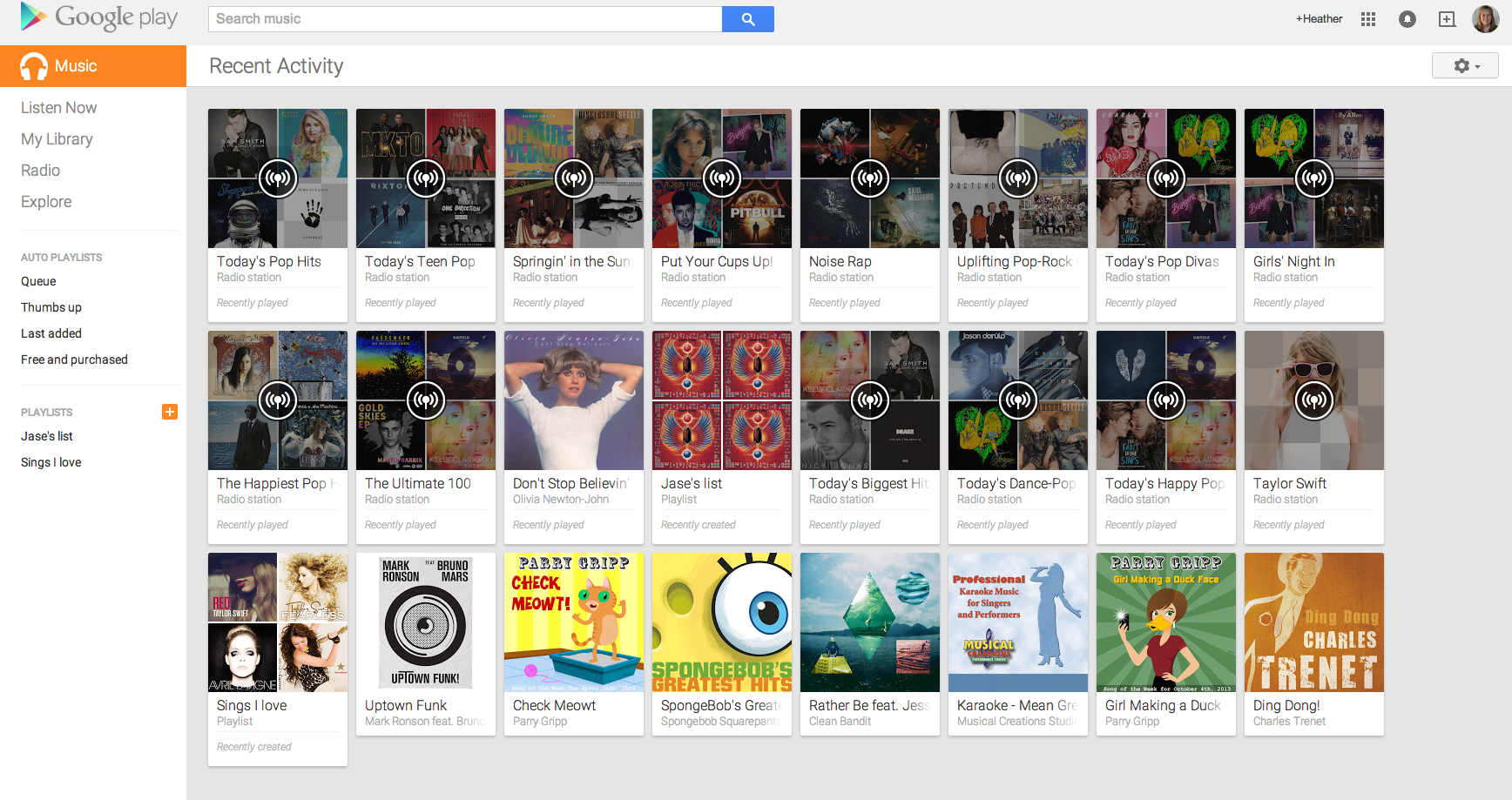 Google Play Music Storage and Streaming Service